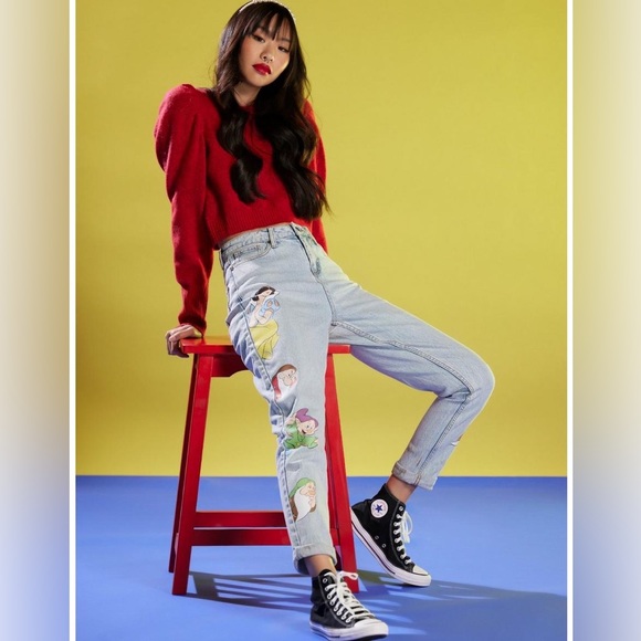 Disney | Jeans | Disney Snow White Seven Dwarf Jeans New | Poshmark